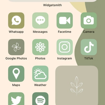 Ios 15 Icons Green Mint Ios 14 Icons, Soft Tone Pastel Icons, Green ...