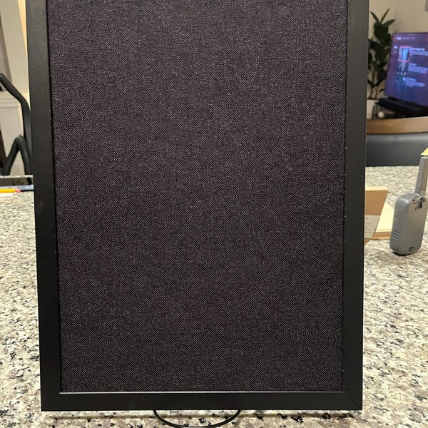 Jute Burlap Pin Board, Fabric Memoboard, Linen Bulletin Board, Framed ...