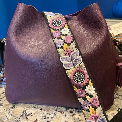 Embroidered Purse Strap Crossbody Strap for Purses Gift for Mom Boho ...