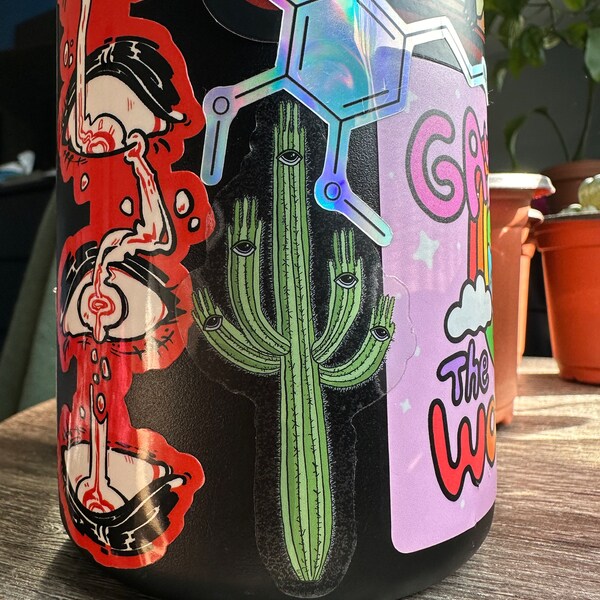 Evil Eye, Protection Symbol, Vinyl Sticker, All Seeing Eye, Holographic ...