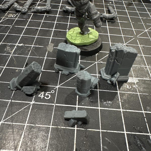 Base Bits Hats 5 Bit Pack Sculpts by Goonmaster Sci-fi & Fantasy ...