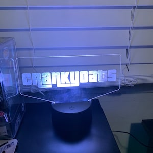 Personalized Sprint Racing Car Led Night Light Personalized | Etsy