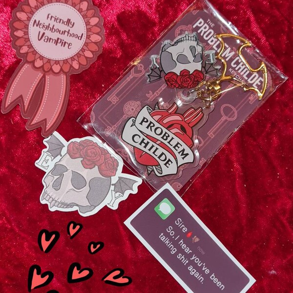 Problem Childe Keychain - Etsy