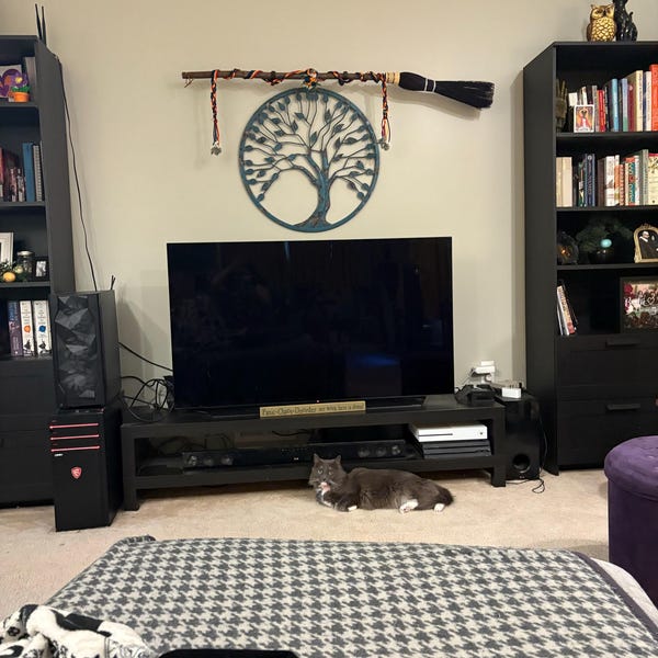 Rustic Jumping Broom Full Size Wedding Broom Ceremonial Jumping Broom ...