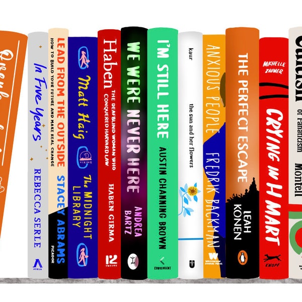 Custom Book Stack Illustration - DIGITAL ONLY - up to 10 Books - Etsy