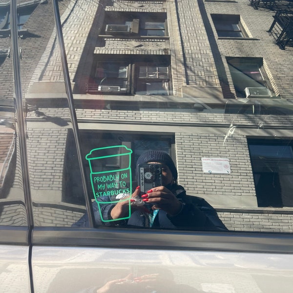 Probably on My Way to Starbucks Car Decal, Car Sticker, Starbucks Lover ...