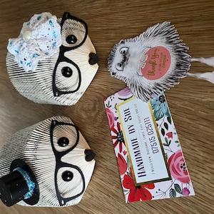 Small Vintage Paper Book Hedgehog - Etsy UK