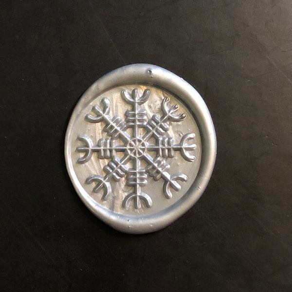 Viking Rune Compass Wax Seal Stamp Kit, Viking Compass Wax Stamp Seal ...