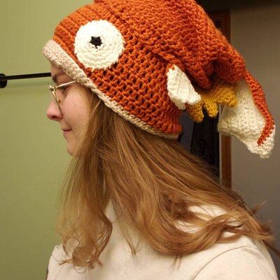 CROCHET PATTERN: Magikarp Slouchy Hat - Etsy