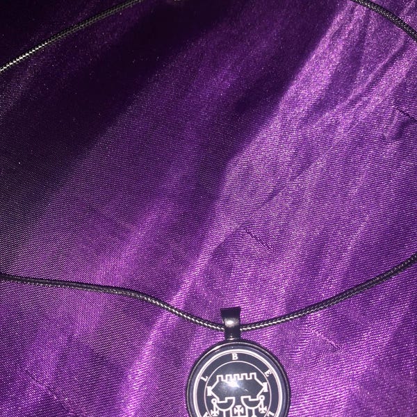 Clauneck Pendant, Wealth Demon, Black Magic Spell Amulet, Left Hand ...