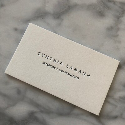 The Requisite Card Custom Letterpress Printed Calling Cards - Etsy
