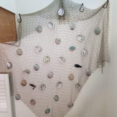 Decorative Fish Net 5 Ft X 5 Ft Knotted Traditional Used Fish Netting ...