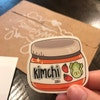 Kimchi Sticker, Korean Sticker, Asian Food Sticker, Laptop Sticker ...