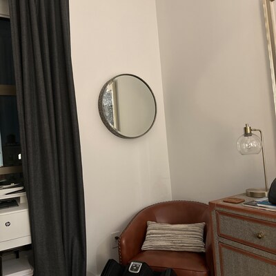 Herringbone Wool Curtains With Brass Snap Buttons, Custom Made Curtains ...