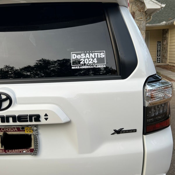 Bocephus Parody Funny Campaign 7 X 3.25 White Vinyl Transfer Decal ...