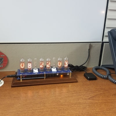Nixie Tube Clock IN-14 Raspberry Pi Hat and Shield for Boyfriend ...