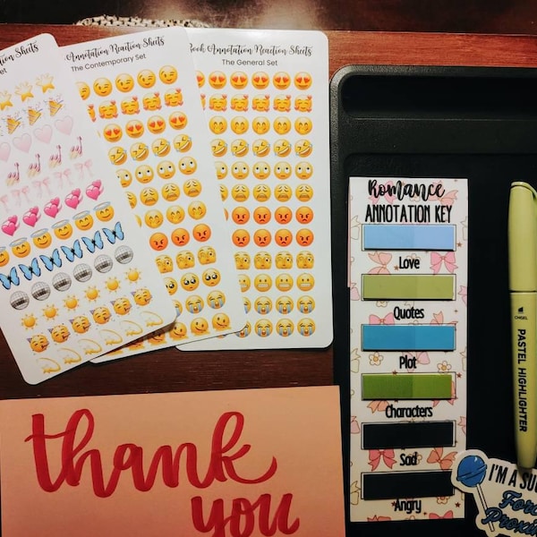 Book Annotation Kit for Romance and Fantasy Readers | Starter Pack With ...
