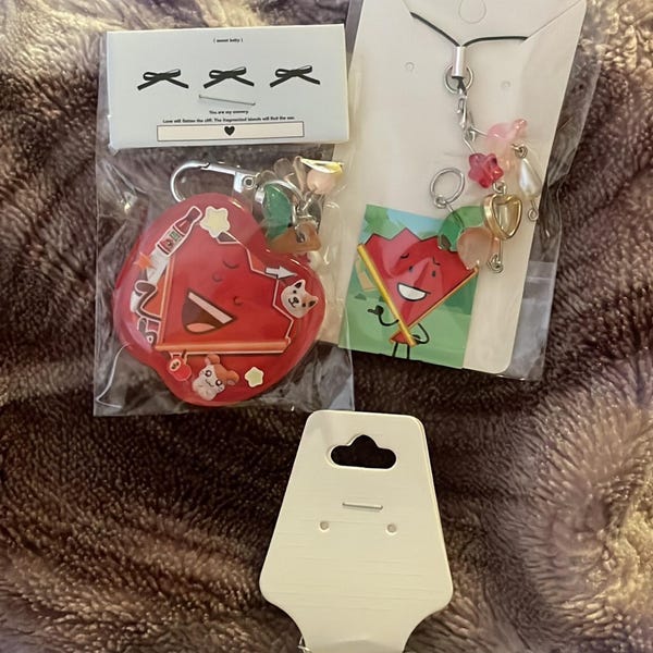 Toro and Kuro Phone Charm Straps Keychain Doko Demo Issyo Handmade - Etsy