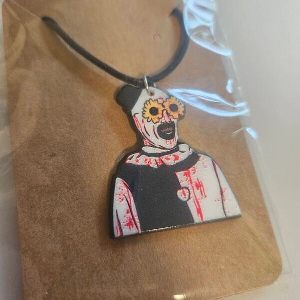 The Terrifier Earrings- Slasher Horror Movie Esrrings. Halloween ...