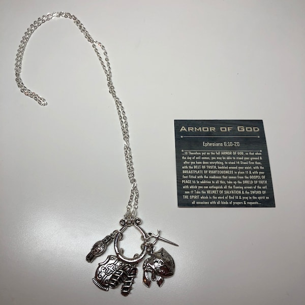 Armor of God Necklace, Armor of God Keychain, Armor of God Bracelet ...