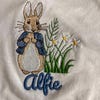 The Tale of Peter Rabbit Letter M 3 Inch 4 Inch 5 Inch , Embroidery ...