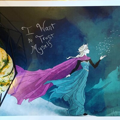 Elsa / Frozen / Disney / Fan Art / Princess / Feminist / Inspirational ...