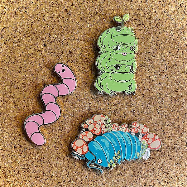 Roly Poly - Hard Enamel Pin - Etsy