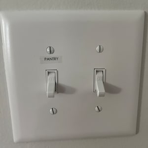 Light Switch Decals, Light Switch Labels, Light Switch Stickers ...