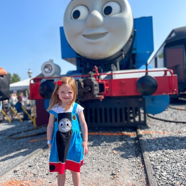 Girl's Train Inspired Dress, Girl's Train Character Dress, Girl's ...