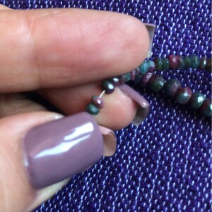 Very Rare Natural Gem Australian Matrix Black Opal 7 to 9MM - Etsy