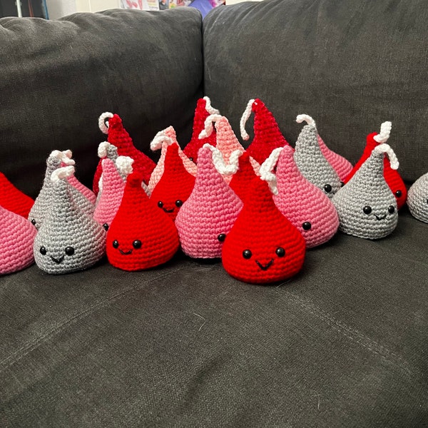 Crochet Candy Kiss Pattern - PDF DIGITAL DOWNLOAD - - Etsy