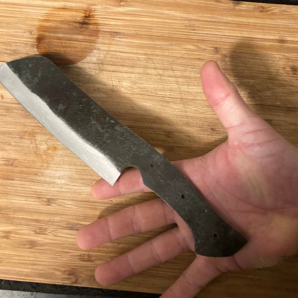 Carbon Steel Handmade Chef Knife Blank Blade, Blank Blades, Hand Forged ...