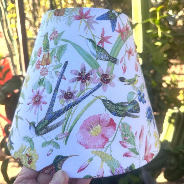 Hummingbird Lamp Shade. Birds. Sparkle. Shine. Trees. Flowers. Shades ...