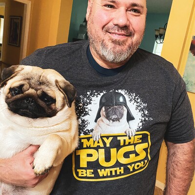 May the Pugs Be With You Pug Shirt Pug Gift Pug Wars - Etsy