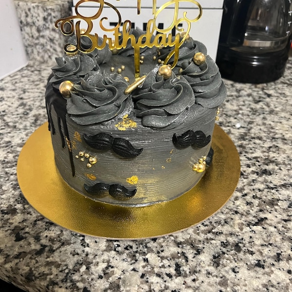 Black Graduation Cap Cake Topper 1 Black Graduation Hat Topper for ...