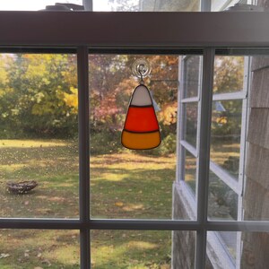 Stained Glass Candy Corn Sun Catcher Calorie Free Candy Corn - Etsy