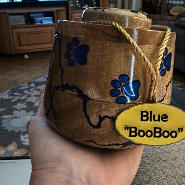 Handcrafted Wooden Pet Urn: Dog, Cat Ashes Memorial Box - Etsy