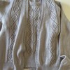 Men's Round Neck Classic Raglan Sweater Long Sleeve, Double Knitting ...
