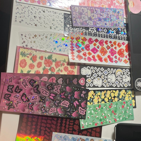 20 Korean Stickers Sheet Package Set| Mystery Kawaii Stickers Pack ...