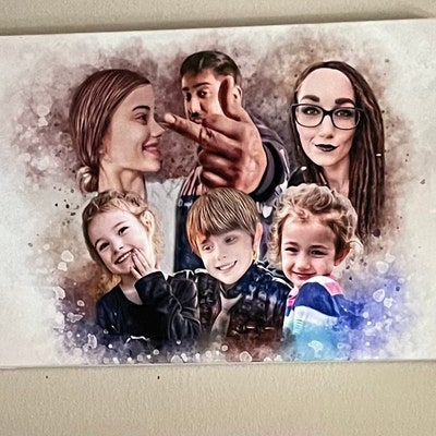 Custom Anniversary Memorial Painting From Photo Personalized - Etsy
