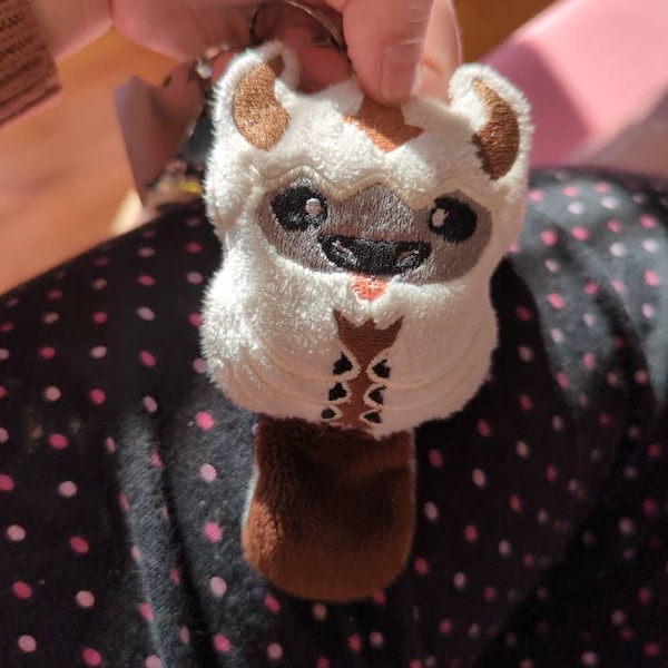 Bison and Lemur Set- Keychain Plushies - Etsy