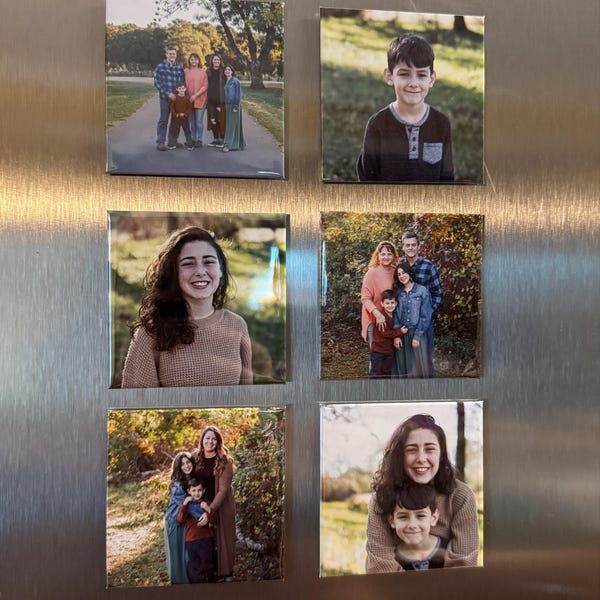 Custom Photo Magnets: Personalized Keepsake Gift (2.5x2.5 In) - Etsy