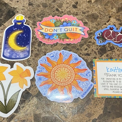 Night Sky Bottle Diecut Sticker, Moon Sticker, Moon Lover, Night Sky ...