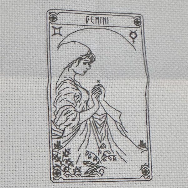 Temperature Stitch Gothic Cathedral With Stained Windows Modern Hand ...