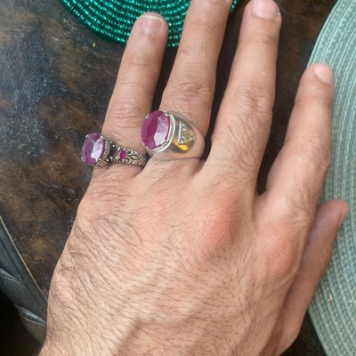 Original Ruby Ring Real Ruby Ring Afghanistan Natural Ruby - Etsy