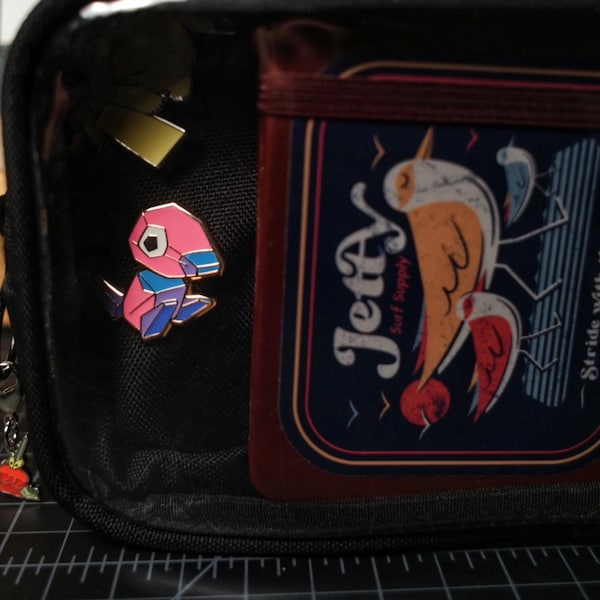 Porygon Glow-in-the-dark Hard Enamel Pin - 1in. - Etsy