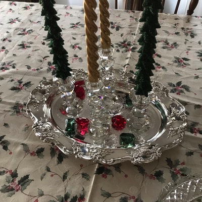 Antique Baroque Centerpiece Bowl / Brass Cherub Flower Bowl / Vintage ...