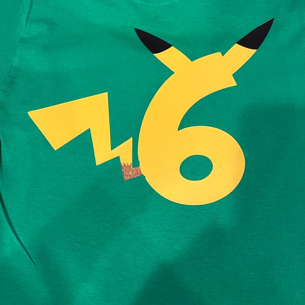 Pikachu Birthday Numbers SVG Bundle - Etsy