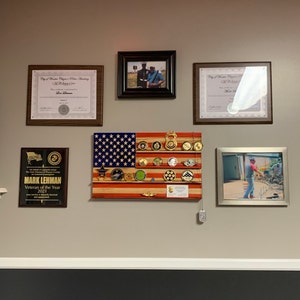 Texas Flag Challenge Coin Display - Etsy