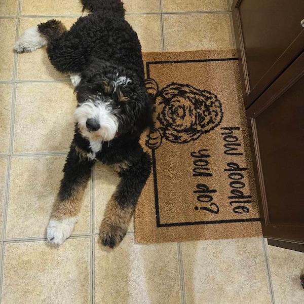 How Doodle You Do Doormat, Goldendoodle, Labradoodle, Dog Gift, Dog ...